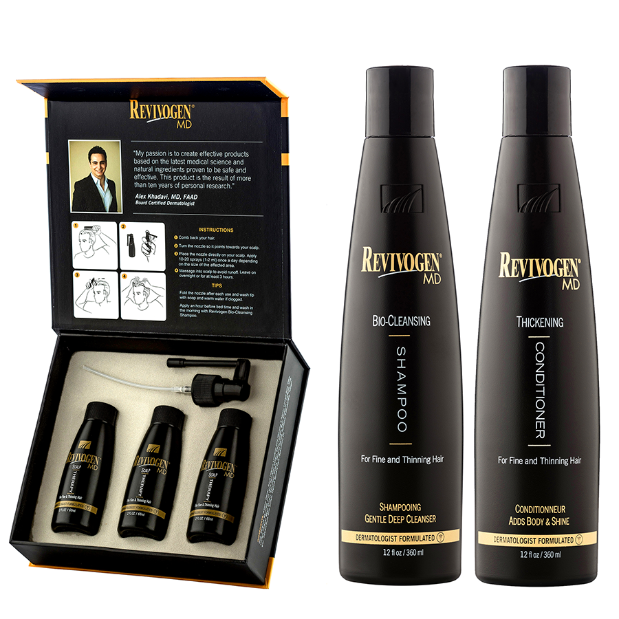 Revivogen MD Scalp Therapy, Shampoo, Conditioner - Discount Combo